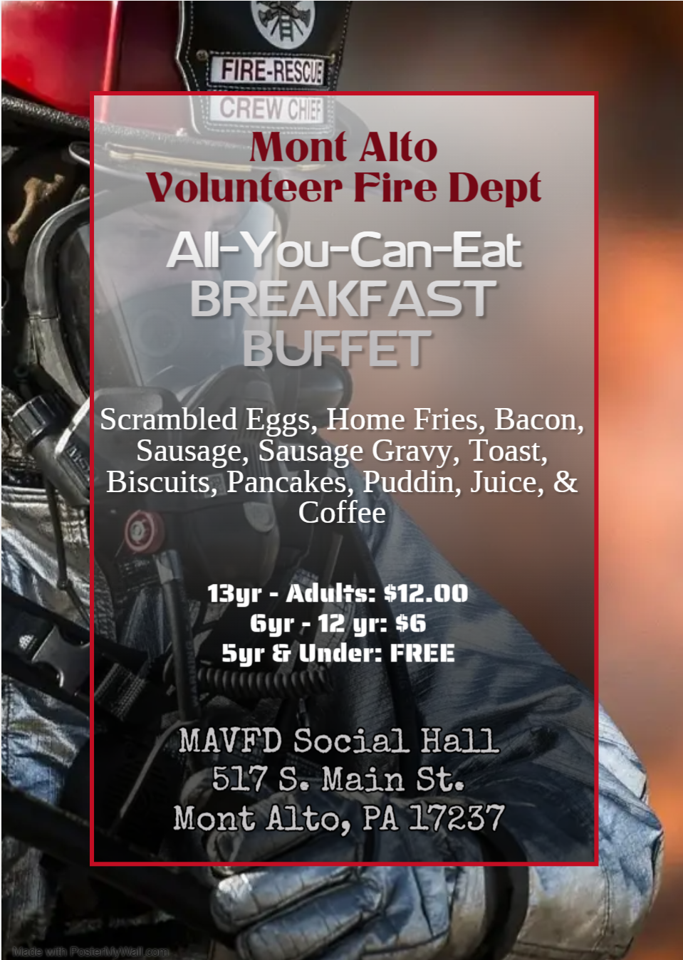 breakfast buffets – Mont Alto